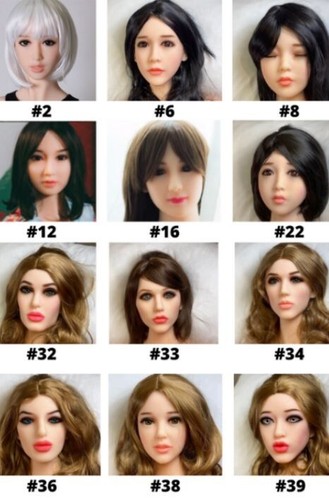 Fleshtone Realistic Life Like TPE Love Doll Head with Neck Bolt ...