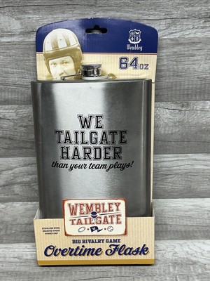 Wembley Tailgate Big Rivalry Game overtime Flask. 64 oz. New (D5) | eBay