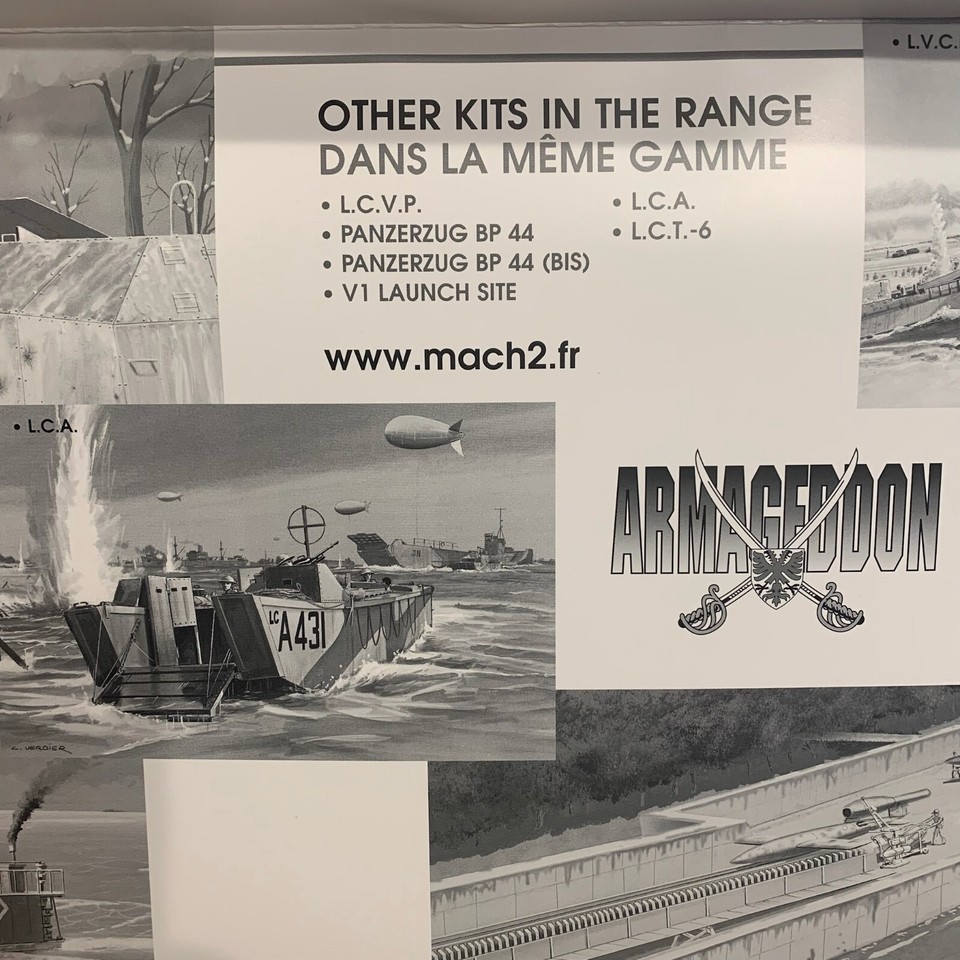 Mach2, US Navy, LCT-6, Armageddon, 1:72 Scale, Model Kit, NIB | eBay