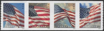 SC#5871 - 5874 - 2024 US Flag Strip of 4 (APU) MNH | eBay