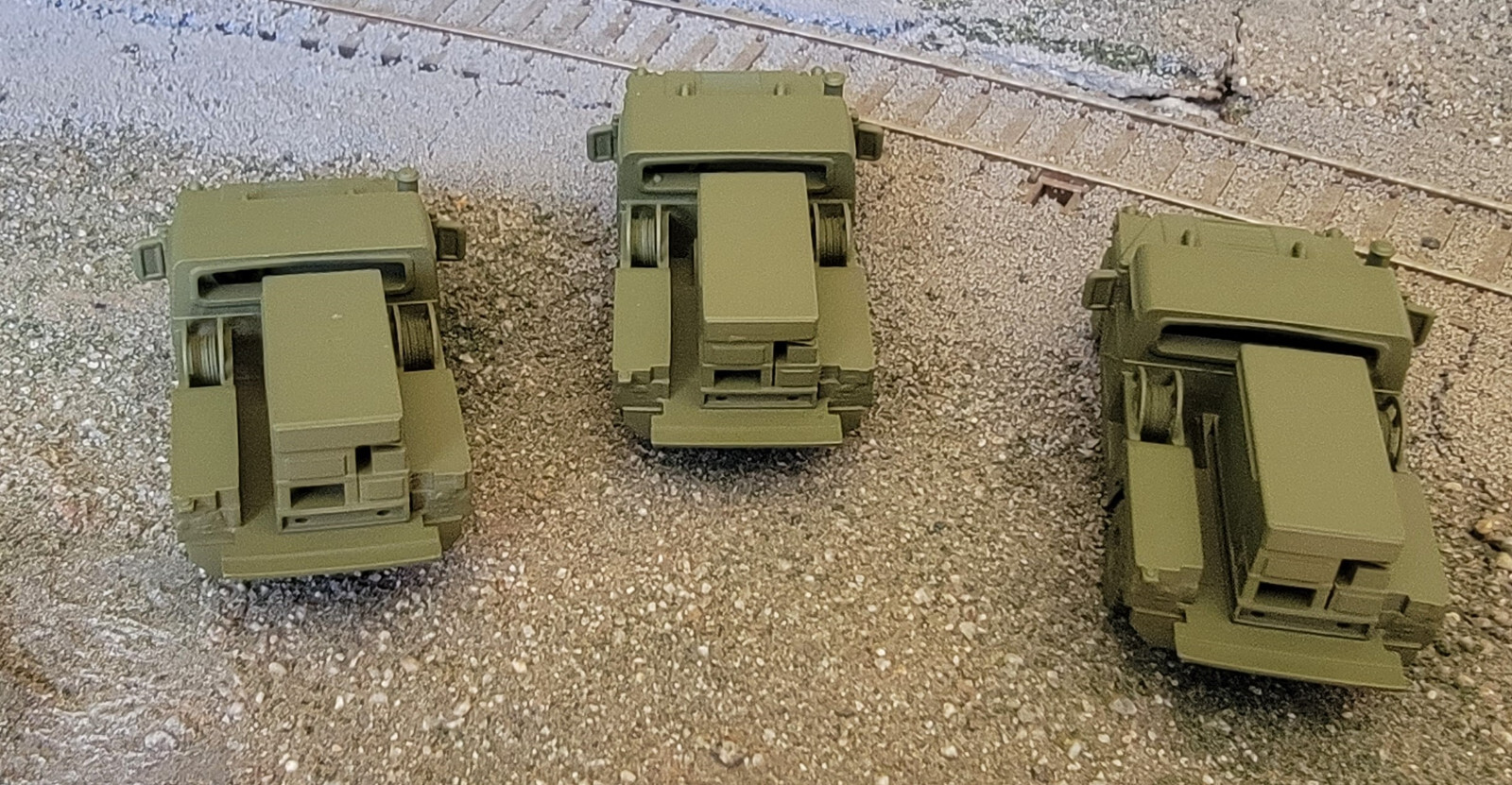 One HO 1/87 scale Humvee M1097 with generator loaded, olive drab | eBay