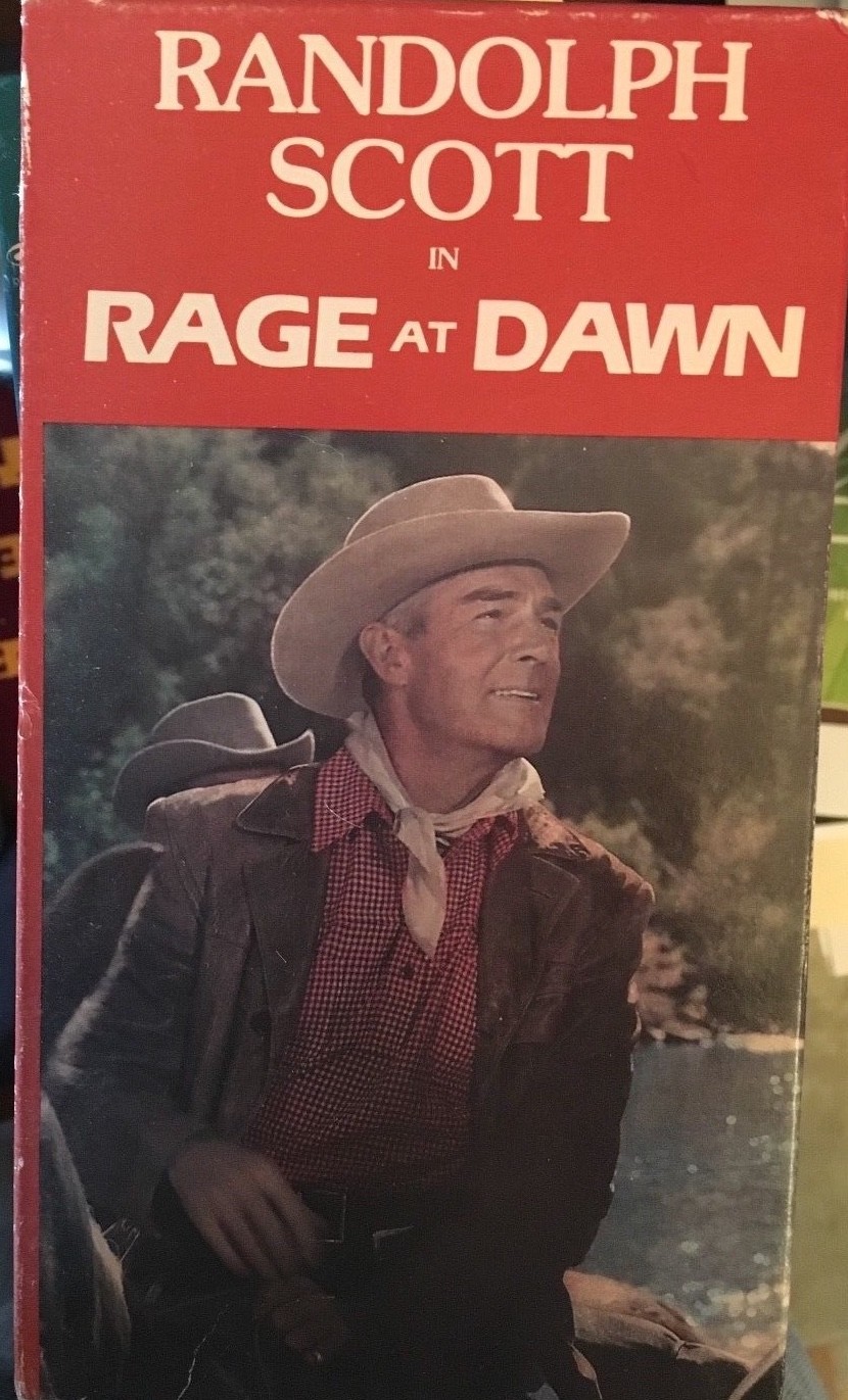 Rage at Dawn (VHS) 1955 western stars Randolph Scott and Forrest Tucker ...