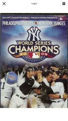 MLB: 2009 WORLD SERIES New DVD 2009 Philadelphia Phillies New York ...