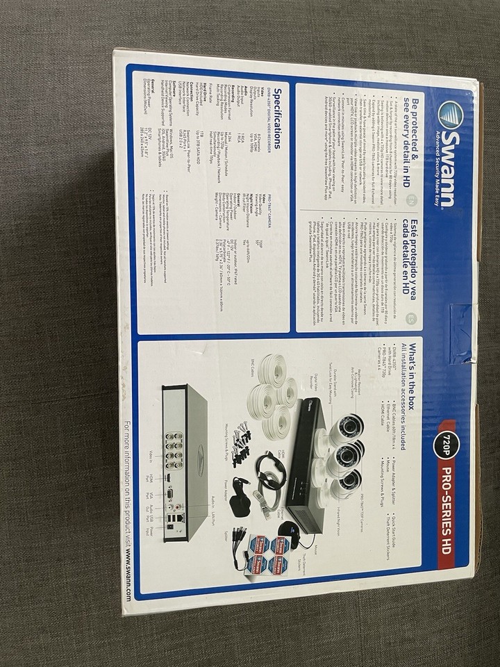 Swann Professional HD Security System PRO-Series HD 720P W/ 1TB DVR ...
