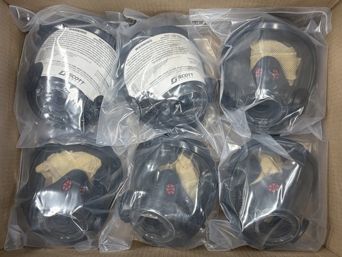 Scott AV3000 HT Scba Mask - Medium (LOT OF 6) | eBay