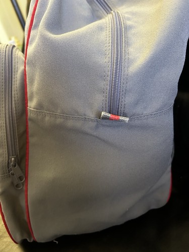 Vintage Marker Ski Boot Backpack Bag Travel Gym Duffle Gray Red Canvas ...