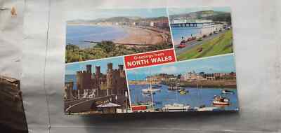 Vintage postcard,Llandudno,Conwy,Colwyn Bay,Rhyl,life,North Wales,1970s ...