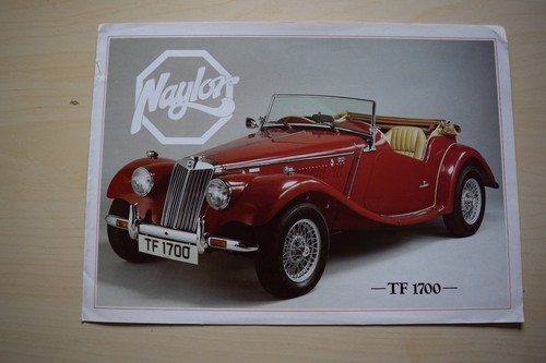 NAYLOR TF 1700 MG Car Sales Brochure | eBay