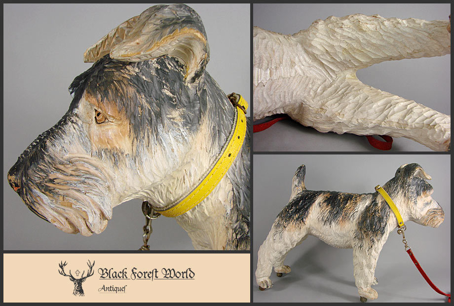 black forest carved wood dog carved hound wood carving | eBay