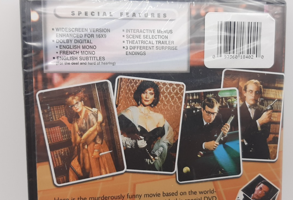 Clue DVD (1985) Madeline Kahn Eileen Brennan Tim Curry Brand New ...