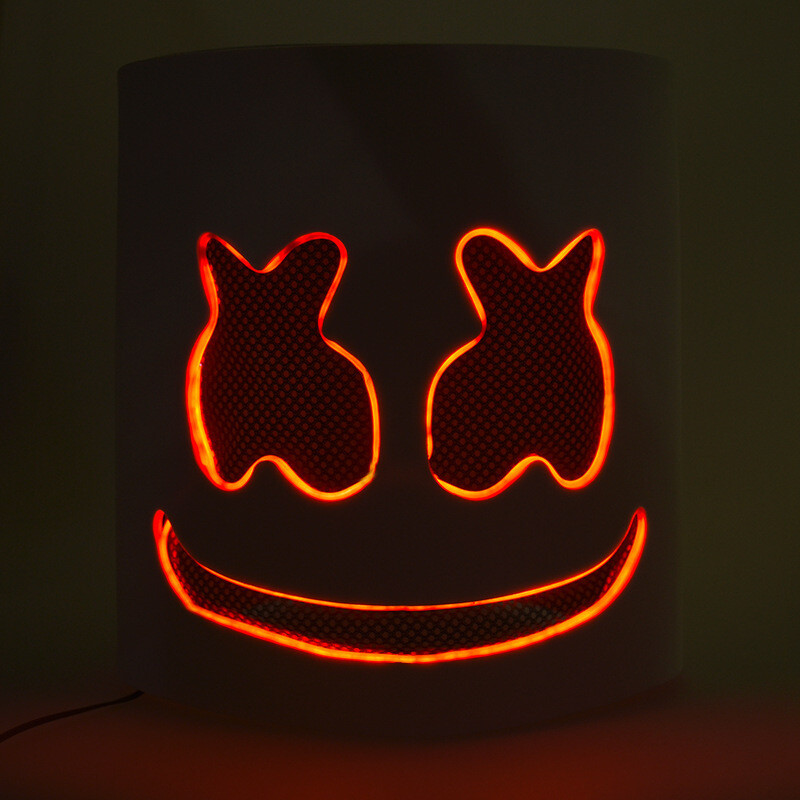 MARSHMELLO DJ MASK FULL HEAD LED HELMET – PERFECT CHRISTMAS PARTY ...