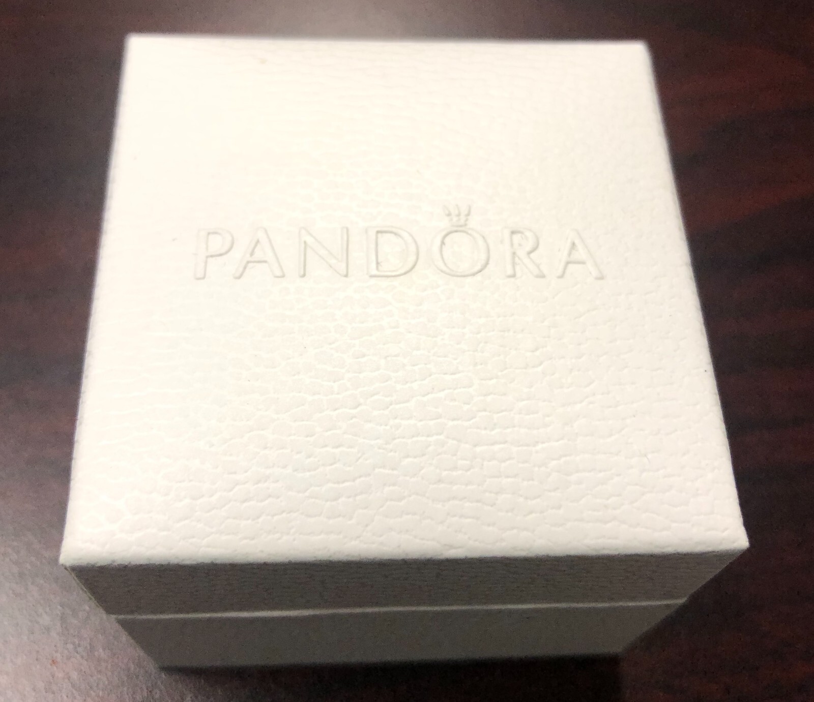 Pandora Signature Pave Ring #190912CZ +HINGED BOX & POLISHING CLOTH ...