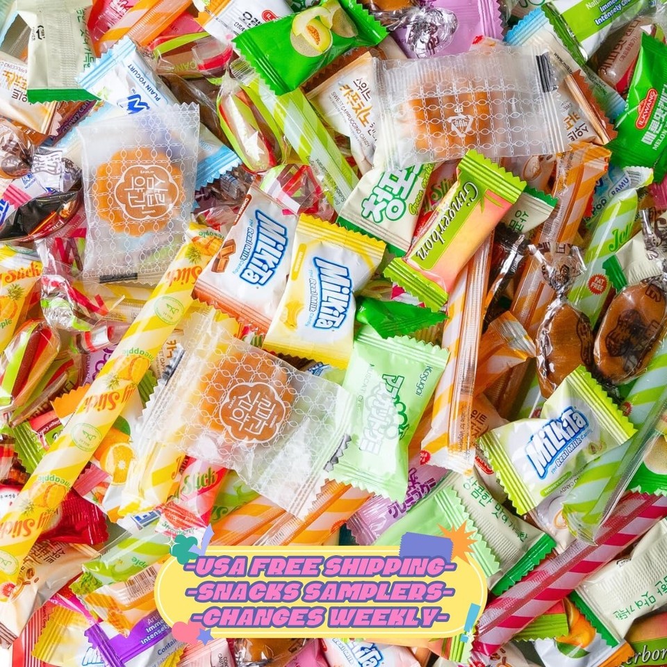 30 Piece Sweet Savory Mix Asian Sampler Snack Box With Drink & 1 Full ...