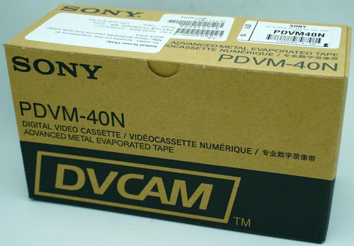 Sony PDVM-40N DVCAM Tapes Box of 10 Digital Video Cassette - New - NOS ...