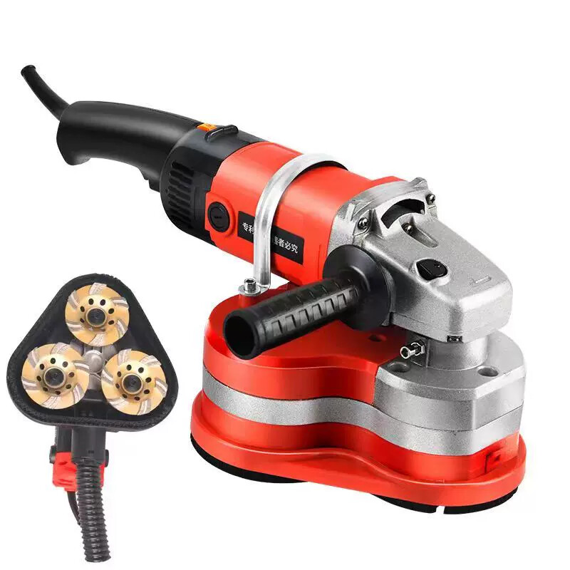 Three Head Dustless Grinding Machine Triangle Grinder Grinding Edge ...