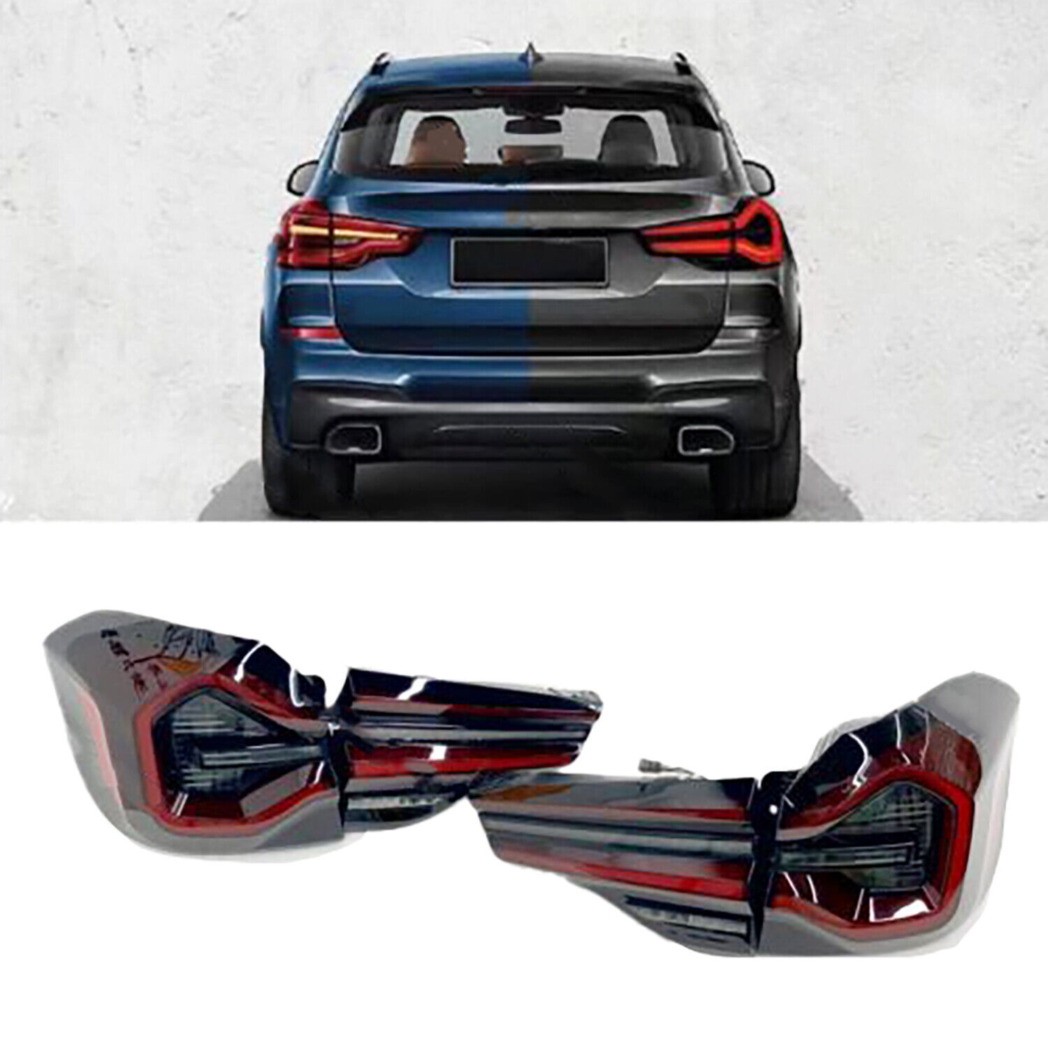 1Set Upgraded Tail Lights Lamp for BMW X3 2018-2021 G01 G08 Appearance ...