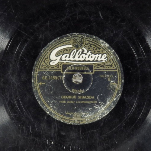 78 RPM -- George Sibanda, Gallotone GE 1159, V+ African Guitar | eBay