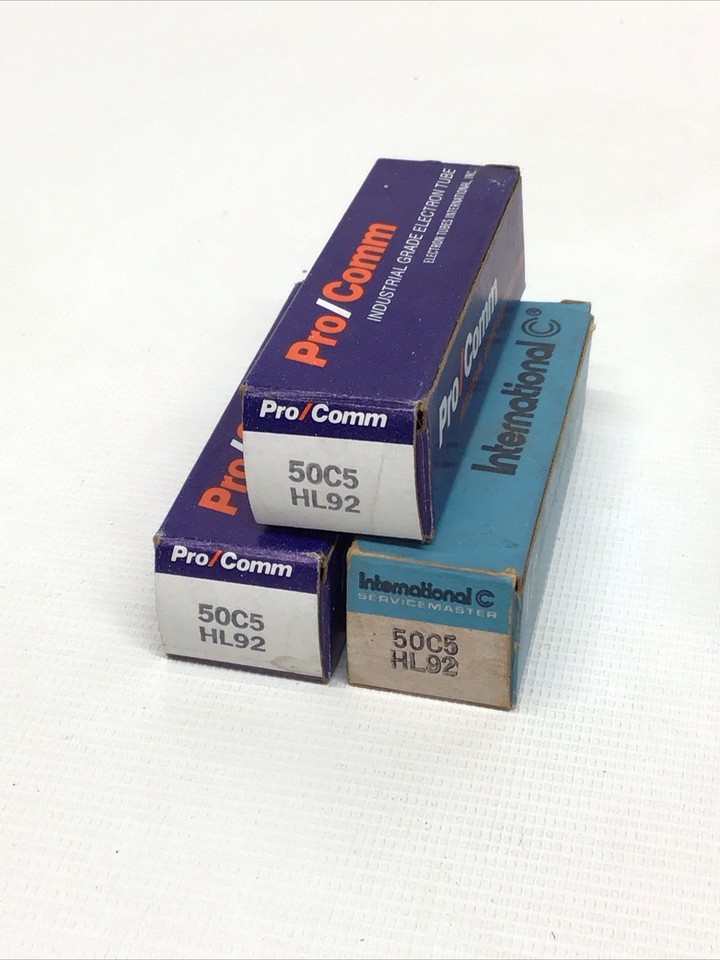 International C & Pro/Comm Industrial Grade Electron Tube (3) - 50C5 ...