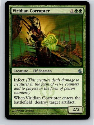 Magic the Gathering Viridian Corrupter Mirrodin Besieged MTG Free ...