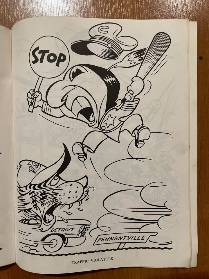 1965 Cleveland Indians coloring book | eBay