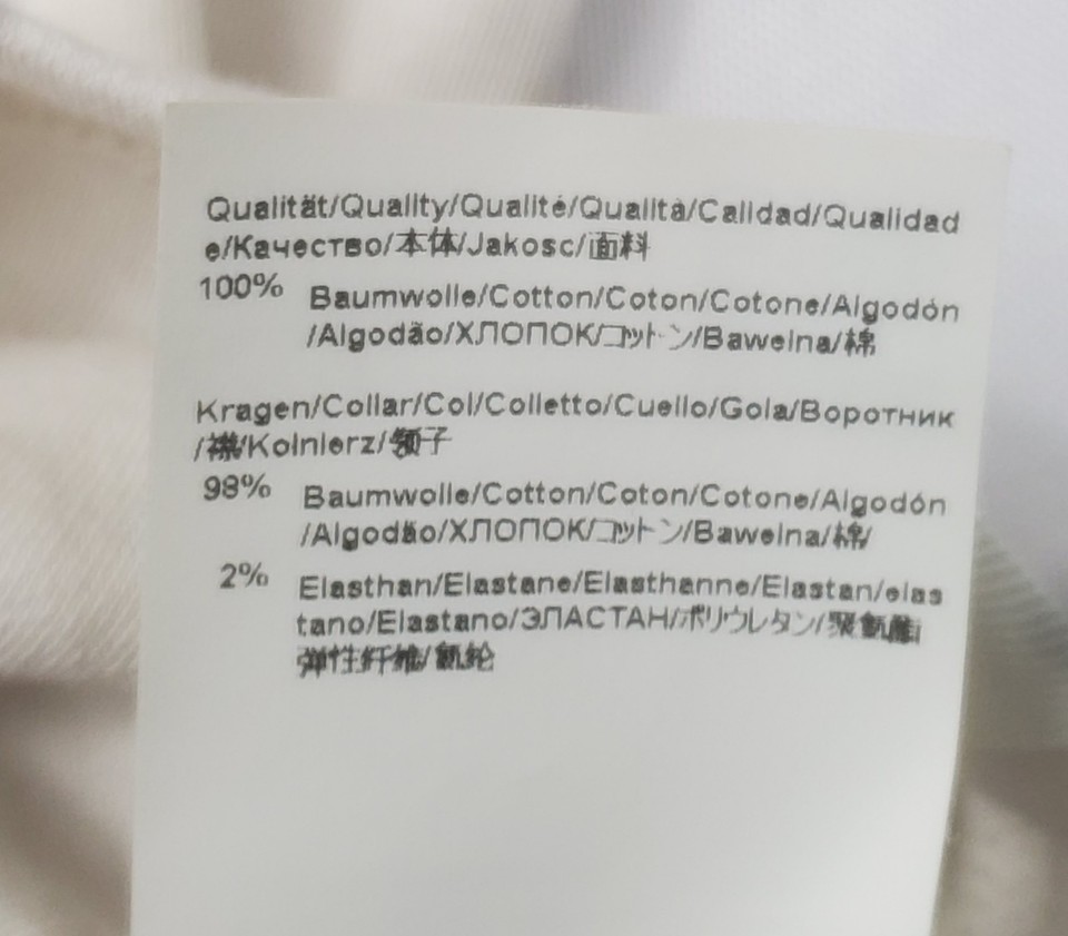 Hugo boss Russell Athletic Shirt Men’s XL White Short Sleeve Casual ...