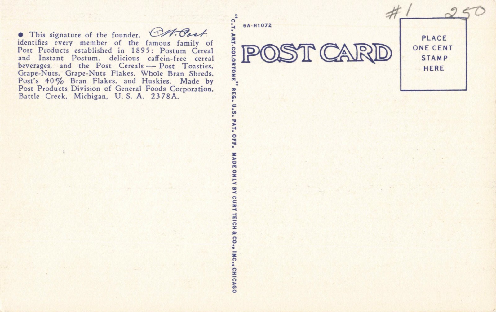 Postcard CW Post Club House Michigan | eBay