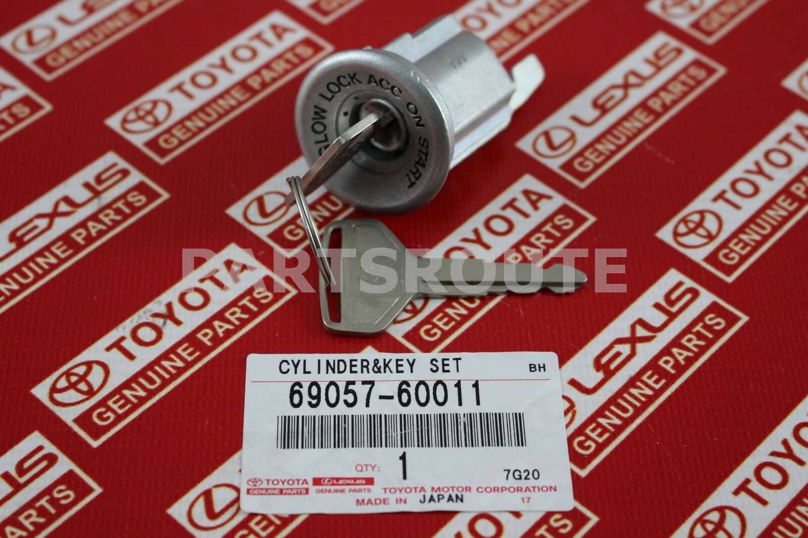 Toyota Land Cruiser BJ40 OEM Ignition Lock Cylinder Barrel & Key 69057 ...