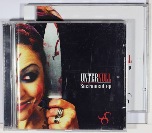 Unter Null Absolution EP + Sacrament EP lot of 2 Electronic EMB CDs ...