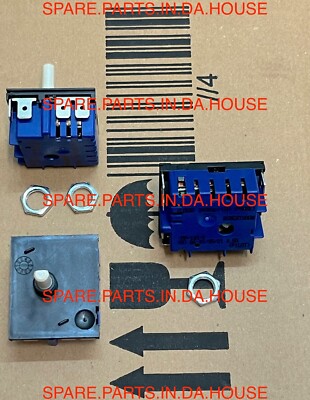 3 x Chef Solid Cooktop Hotplate Element Heat Control Switch CFE536WB ...