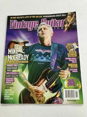 VINTAGE GUITAR MAGAZINE OCTOBER 2021, MIKE McCREADY. | eBay