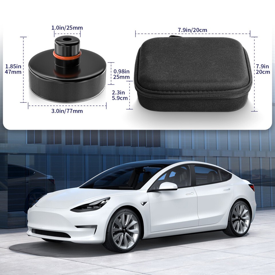 For Tesla Model 3/S/X/Y Lifting Pucks with a Storage Case Accessories 4 ...