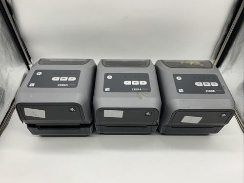 Lot of 3 Zebra ZD620 Desktop Thermal Transfer Barcode Label Printer FOR ...