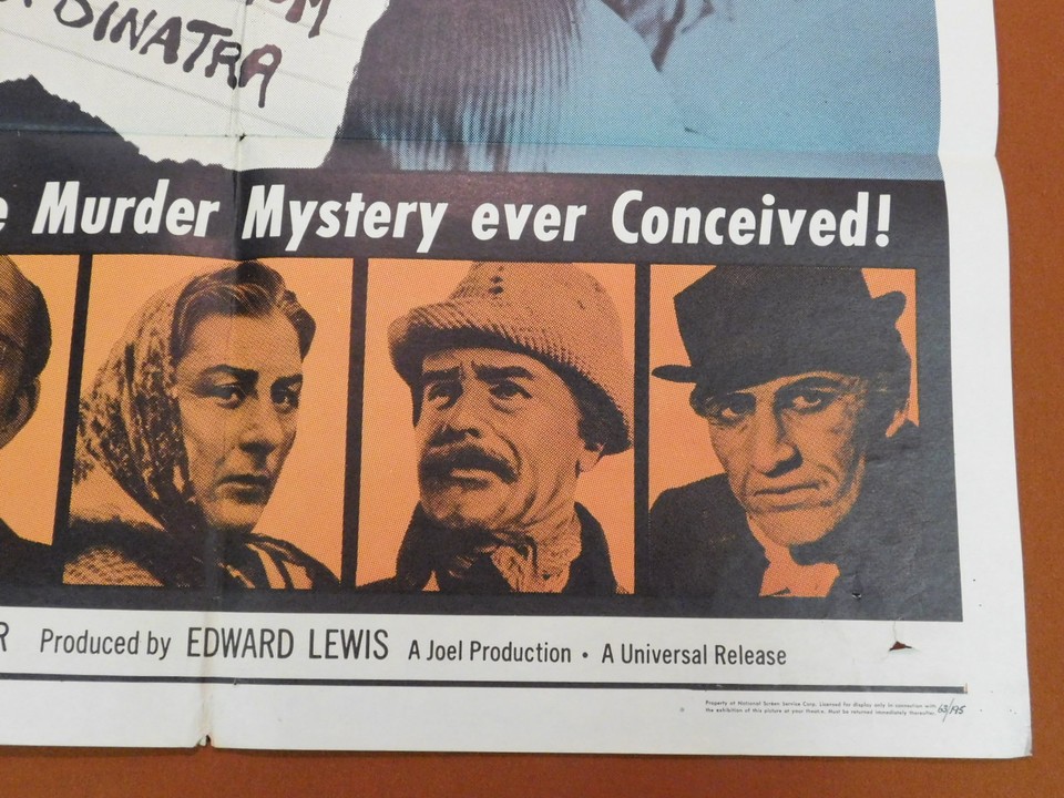 THE LIST OF ADRIAN MESSENGER - 1963 Classic Film Mystery Movie ONE ...