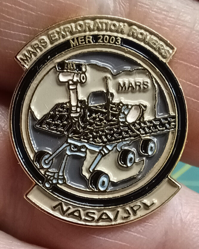2003 NASA Pin Mars Exploration Rovers NASA/JPL 1" tall jacket lapel hat ...