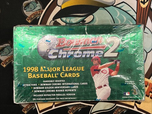 1998 Bowman Chrome Series 2 MLB Baseball Factory Sealed Hobby Box | eBay