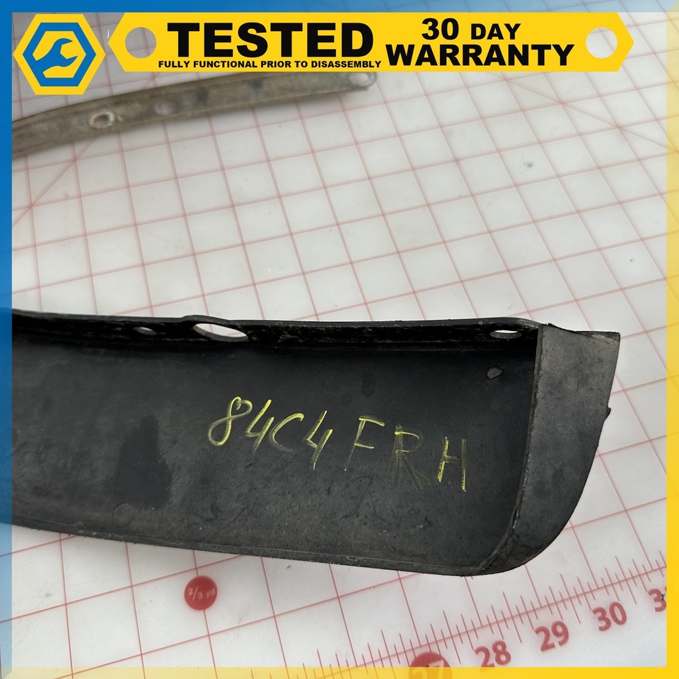 84-87 Corvette C4 FRONT RIGHT FENDER LINER MUD FLAP SPLASH GUARD front ...