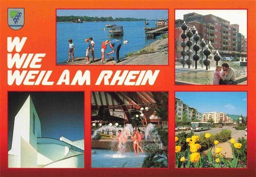 Weil am Rhein Kirche Hallenbad Rheinpartie Brunnen Or | eBay.de