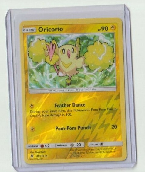 Oricorio 46/145 Reverse Holo SM Guardians Rising Pokemon Card | eBay