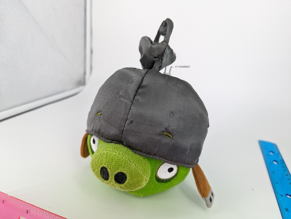 Angry Birds Space Plush HARTZ SAMPLE Satellite Helmet Pig VERY RARE | eBay