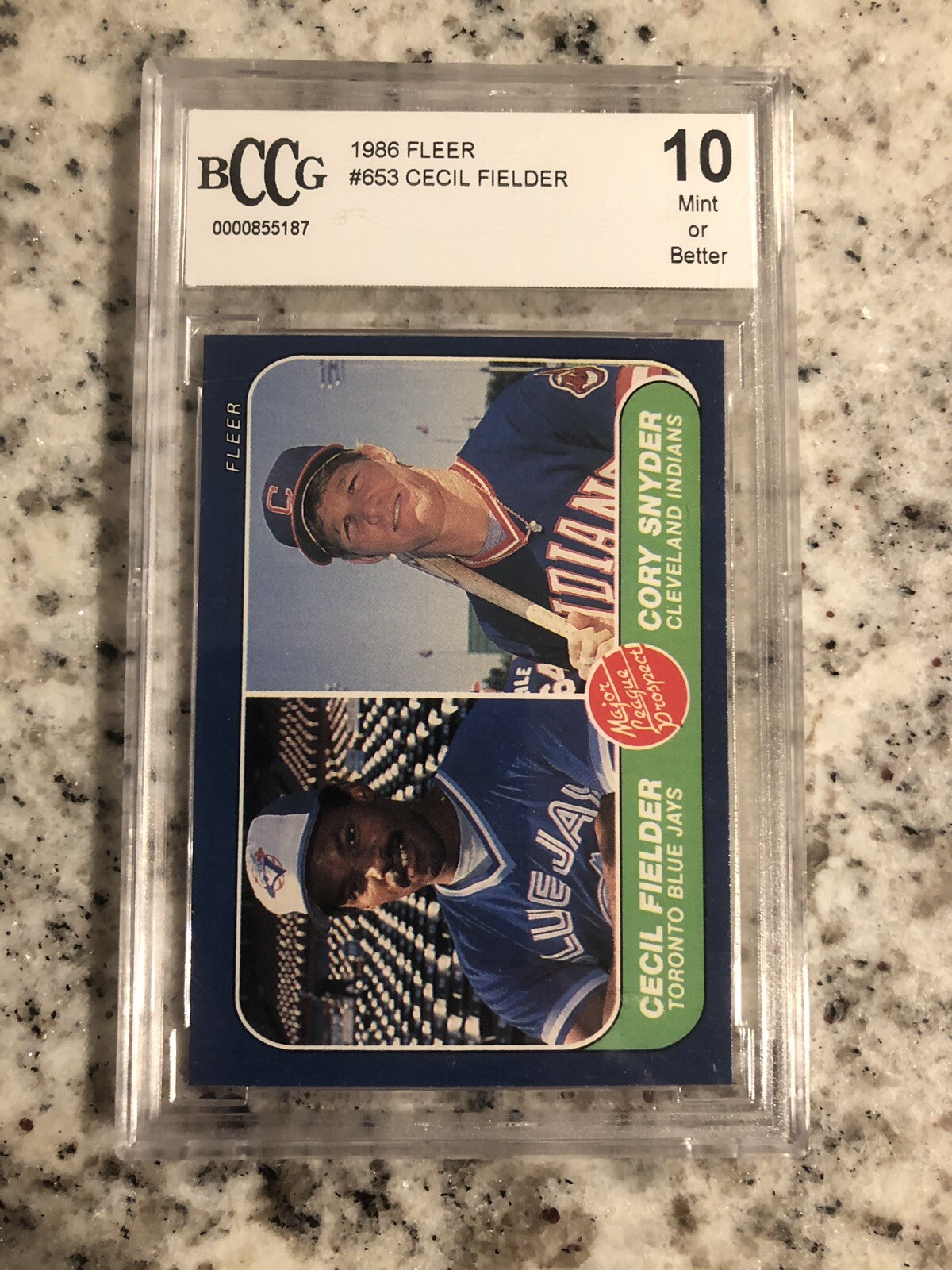 1986 Fleer - #653 Cecil Fielder, Cory Snyder (RC) for sale online | eBay