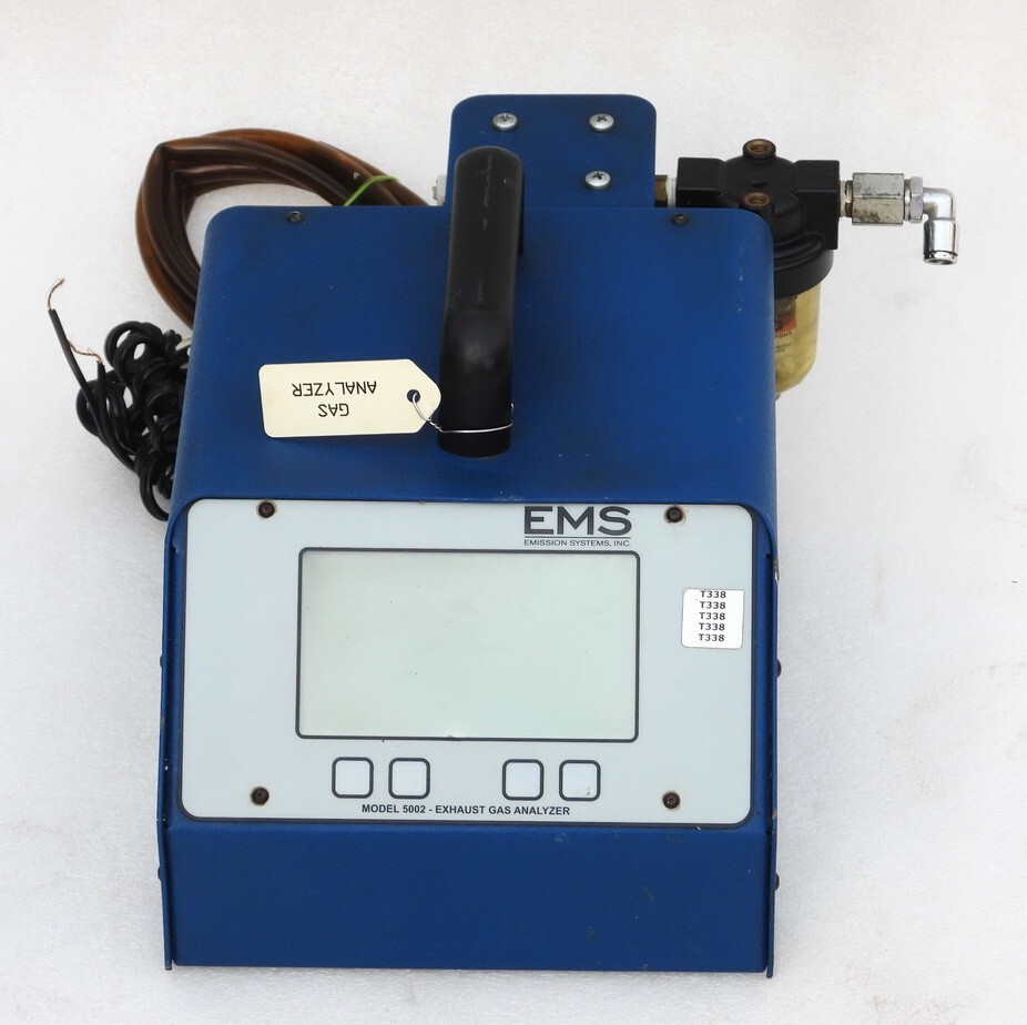 EMS EMISSIONS SYSTEM INC MODEL 5002 DIGITAL DISPLAY EXHAUST GAS ...