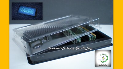 5 - Long DIMM RAM DDR DIMM Packaging Box Container 50 slots Trays fits ...