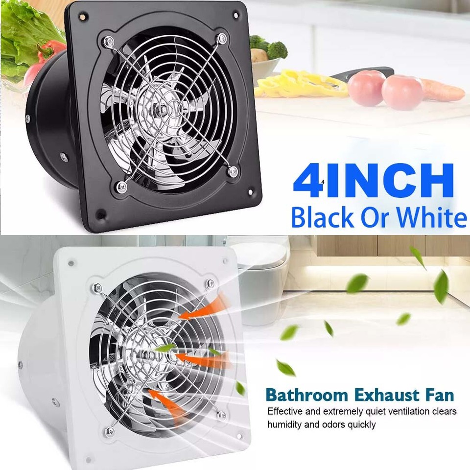 4/6/8/12" Exhaust Fan Ventilation Extractors Fan 110V Wall-Mounted ...