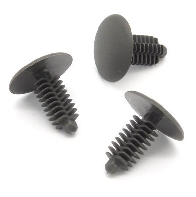 Plastic Fir Tree trim Clips - Dark Grey, 7mm Hole, 18mm Head | eBay
