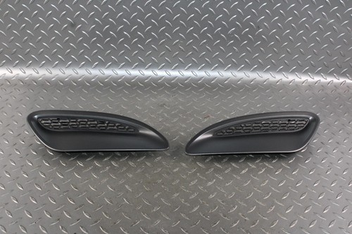 14-21 F Type Black Front Pair Driver LH Passenger RH Hood Vents Grille ...