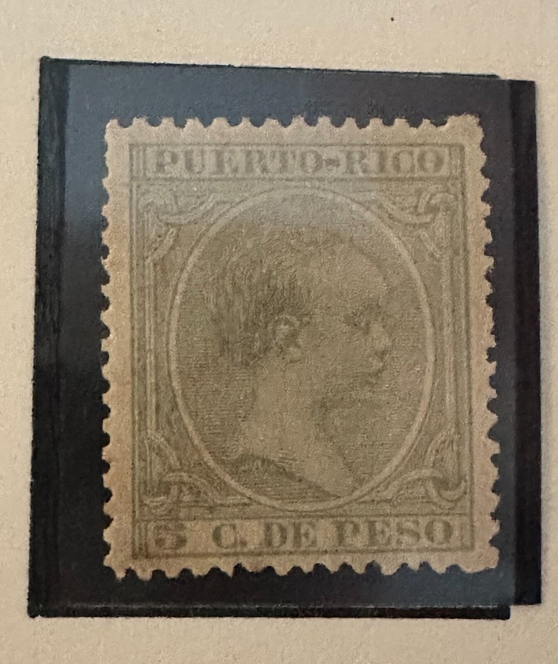 1898 Antique War Tax Stamps, Puerto Rico War Tax Stamps, Rey Alfonso ...