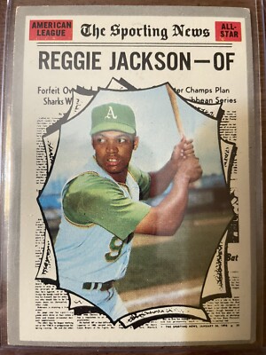 1970 Topps #459 Reggie Jackson All-Star The Sporting News HOF EX ...
