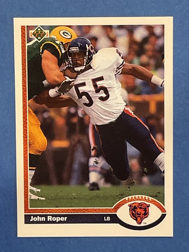 John Roper 1991 Upper Deck Base #344 Chicago Bears | eBay