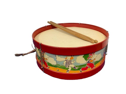 Antique Large Noble & Cooley CO Metal Drum and Drum Sticks A2-69 | eBay