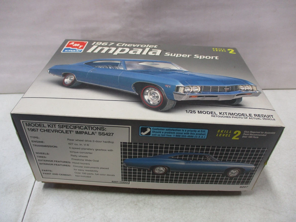 AMT 1:25 1967 Chevrolet Impala Super Sport Sealed Boxed, 44% OFF